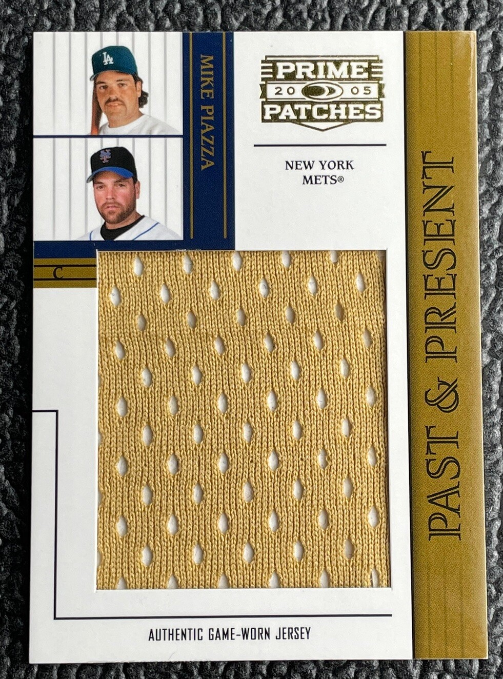 🔥MIKE PIAZZA 2005 PRIME PATCHES P&P GAME USED ALL-STAR GAME JERSEY ...