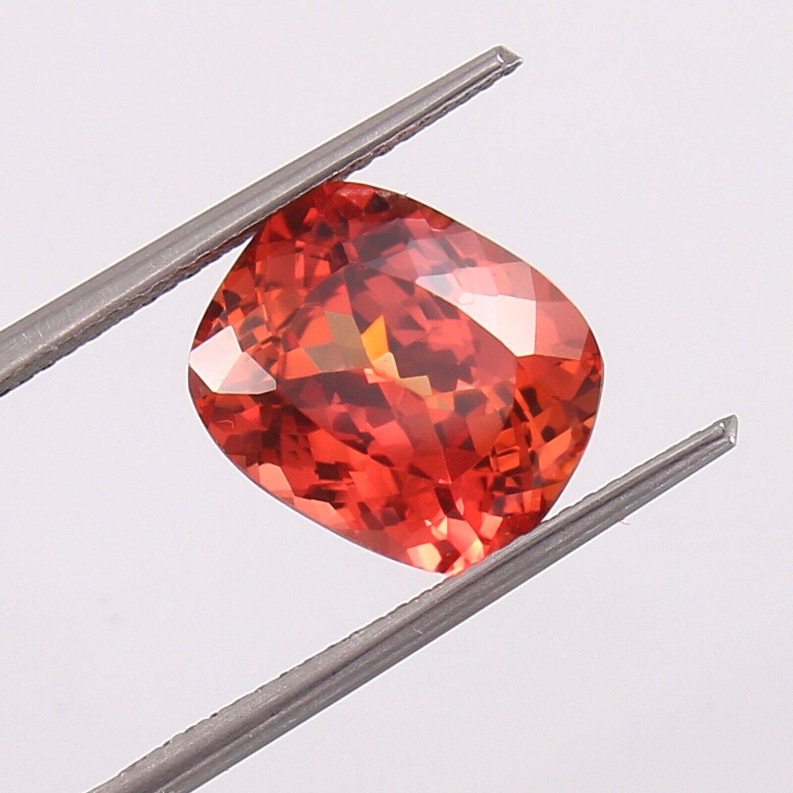 Superior Natural Ceylon Padparadscha Sapphire Loose Cushion Gemstone ...