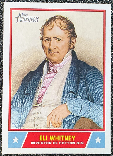 Eli Whitney 2025 Topps Heritage #NS-89 Notable Americans - Inventor | eBay