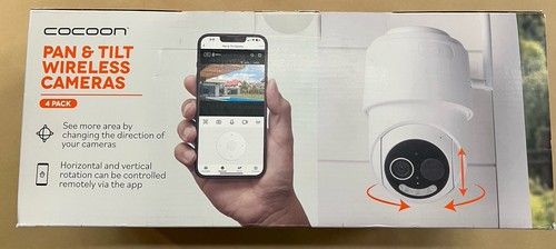 Cocoon Smart Pan and Tilt Wireless Cameras 4 Pack (718740) - New | eBay ...