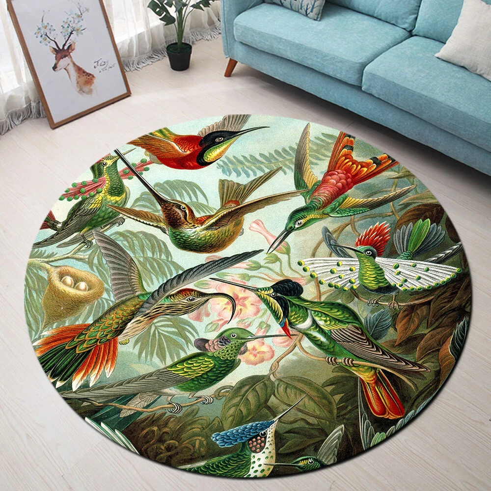Tropical Round Rugs | Bryont Blog