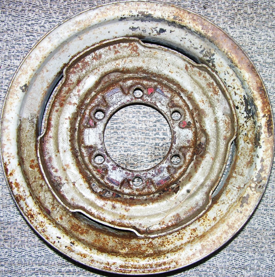 Ford 8N 15”x5” 6x6" Bolt Modified Tractor Front Rims | eBay