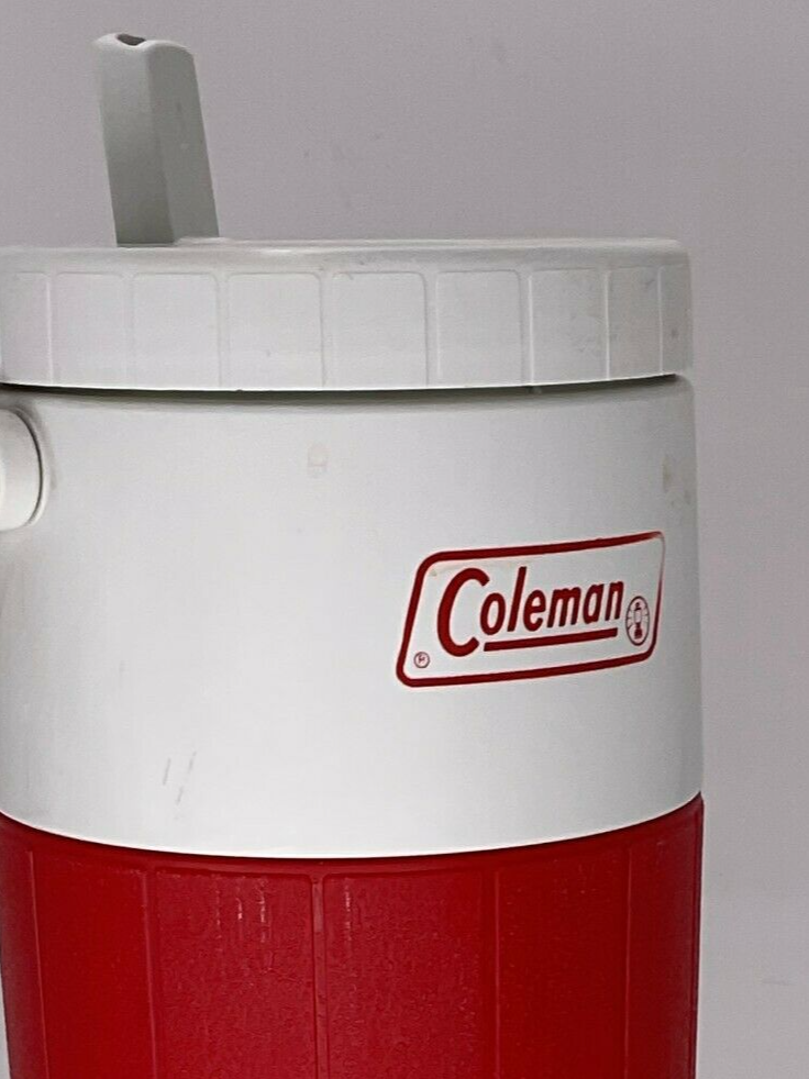 Coleman Thermos For Hot or Cold Beverages #5590 Red & White-Made in the ...