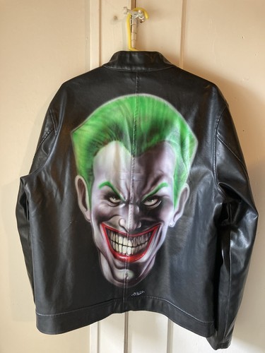 JOKER Themed Leather Jacket ONE OF ITS KIND - Gem