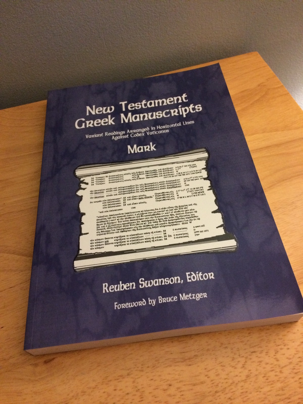 Mark - New Testament Greek Manuscripts - Reuben J. Swanson (1995 ...