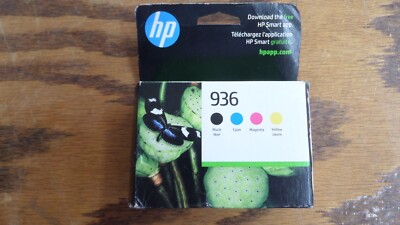 New GENUINE HP 936 Black & Tri-Color Original Ink Combo Exp July 2025 ...