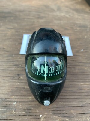 USED Hull compass chrome trim accessory Bomb fleetline lowrider dash | eBay