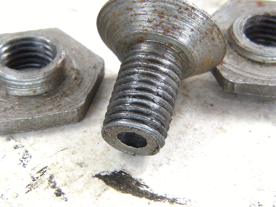 Vintage M38 German Paratrooper Helmet Liner Steel Nuts & Bolts Set ...