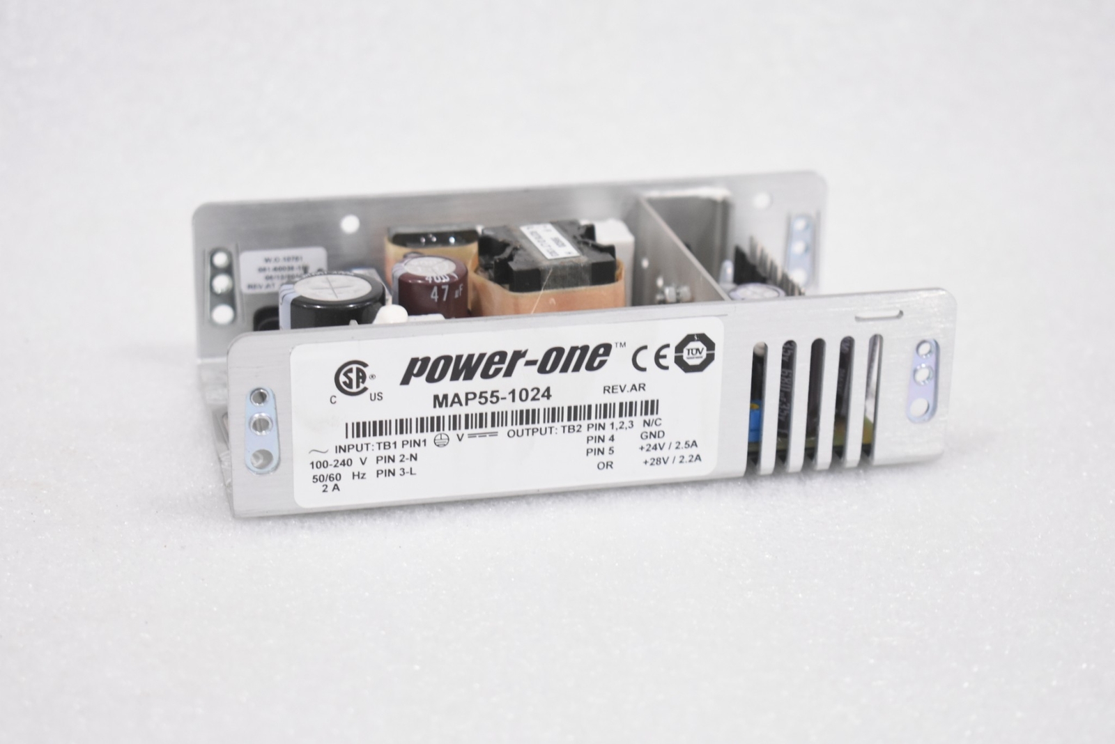 BEL POWER POWER-ONE MAP55-1024 POWER SUPPLY, 24-28V, 2..5A/2.2A, 55W | eBay