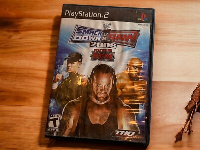 WWE SmackDown vs. Raw 2008 Featuring ECW PS2 CIB 752919461150| eBay