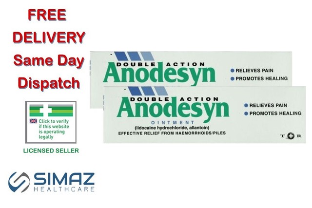 Anodesyn Ointment 25g Relief From Haermorrhoids Piles for sale online ...