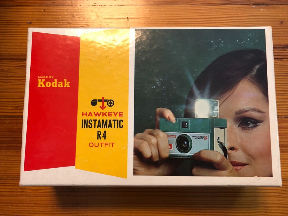 Vintage Kodak Hawkeye Instamatic R4 Outfit Camera in Original Box | eBay
