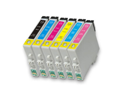 Full Set of non-OEM Ink Cartridges for EPSON Stylus Photo Printer R200 ...