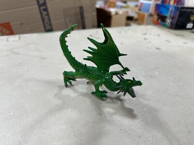 Green Forest Dragon 2011 Fantasy Figure Jurassic Fun Toys PVC 4.25 ...