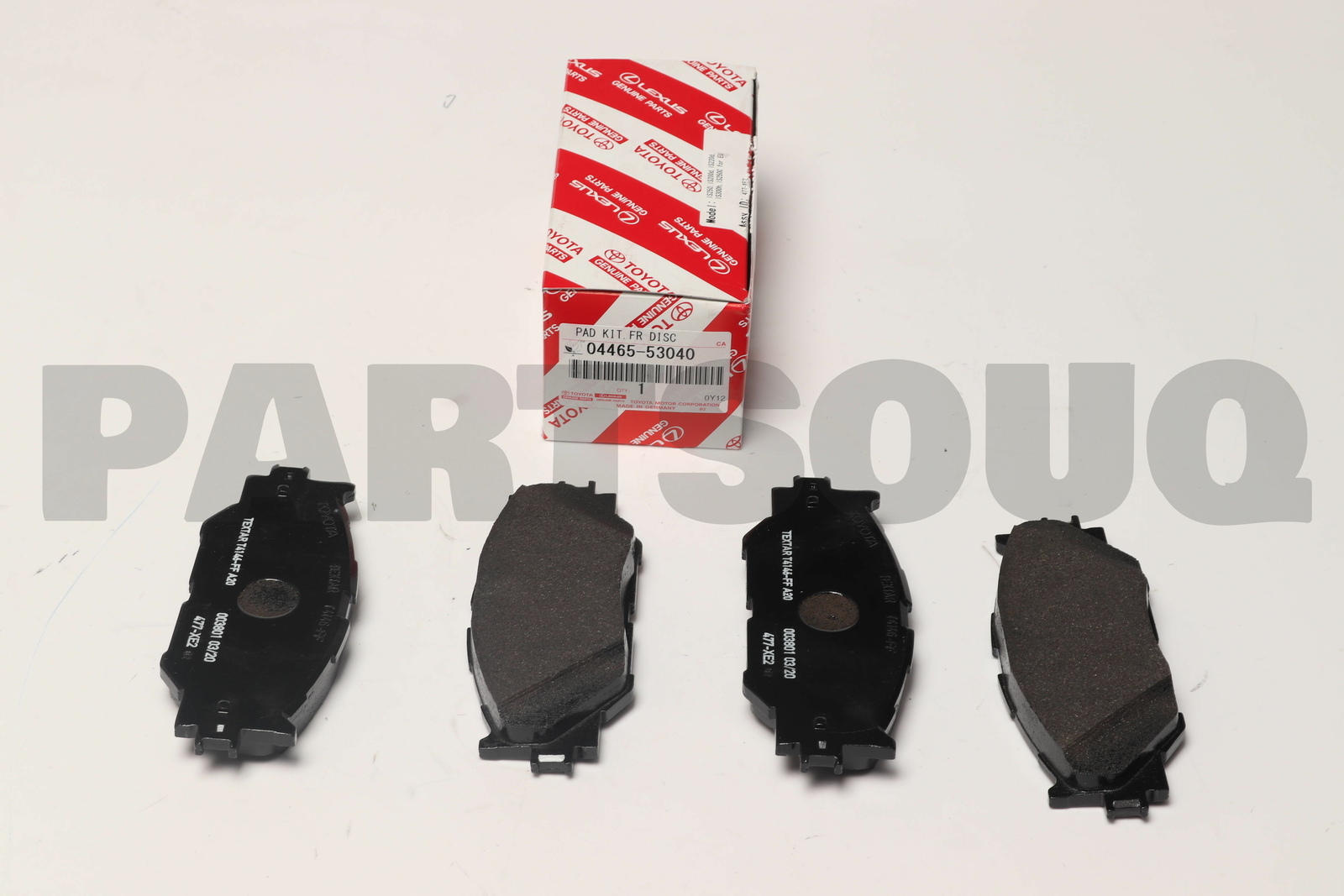 0446553040 Genuine Toyota PAD KIT, DISC BRAKE, FRONT 04465-53040 | eBay