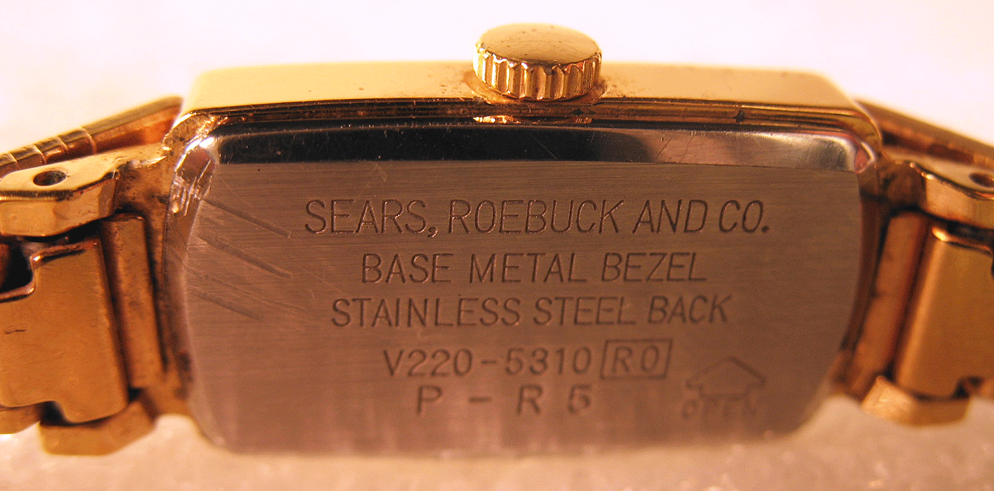 Vintage Phasar Quartz Ladies Dress Wrist Watch, Gold Tone Ribbed Band ...