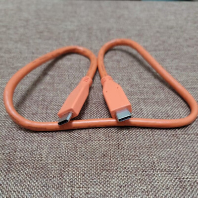 Orange USB-C auf USB-C 0,5 M USB 3.1 Gen 2 Kabel für LaCie External ...