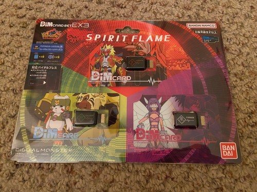 VITAL BRACELET Dim Card Set EX3 Spirit Flame - Brand New - Digimon | eBay