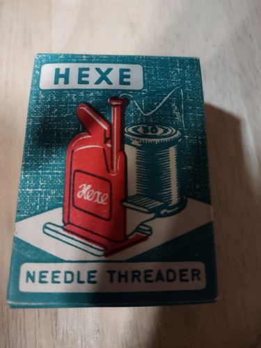 Vintage HEXE Red Plastic Automatic Needle Threader Western Germany | eBay