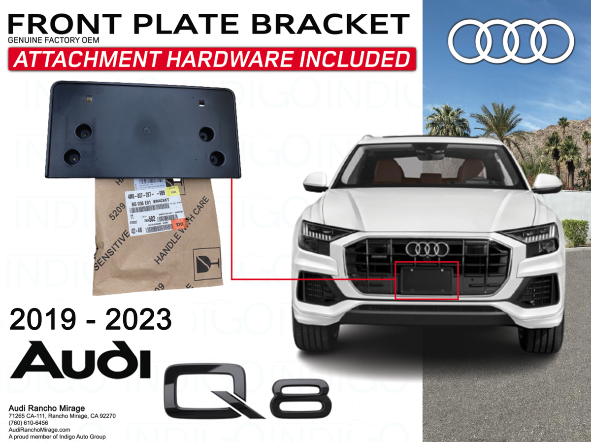 Audi Suv License Plate Holder Audi A8 License Plate Mount By Sto N Sho