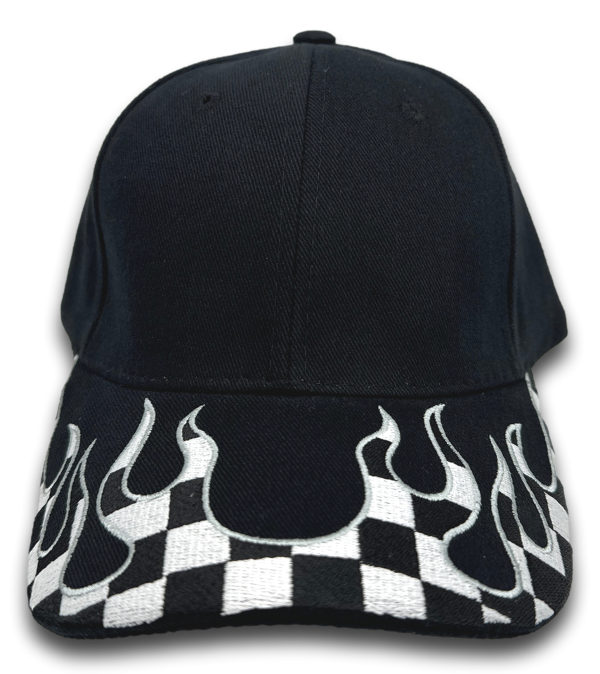 6 Panel Cotton Fire Flame Racing Chopper Hot Rod Baseball Cap Hat | eBay