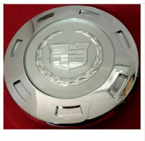 4X CC25 9596649 07-14 Cadillac Escalade Chrome Crest 22" w/ 8" Wheel ...