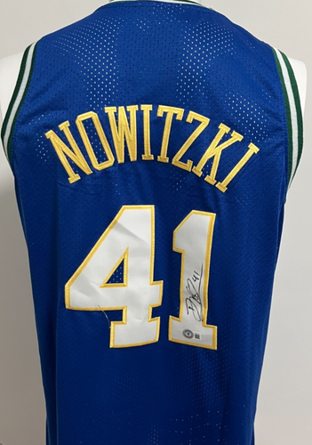 Dirk Nowitzki Signed Custom Jersey Autograph COA XL | eBay