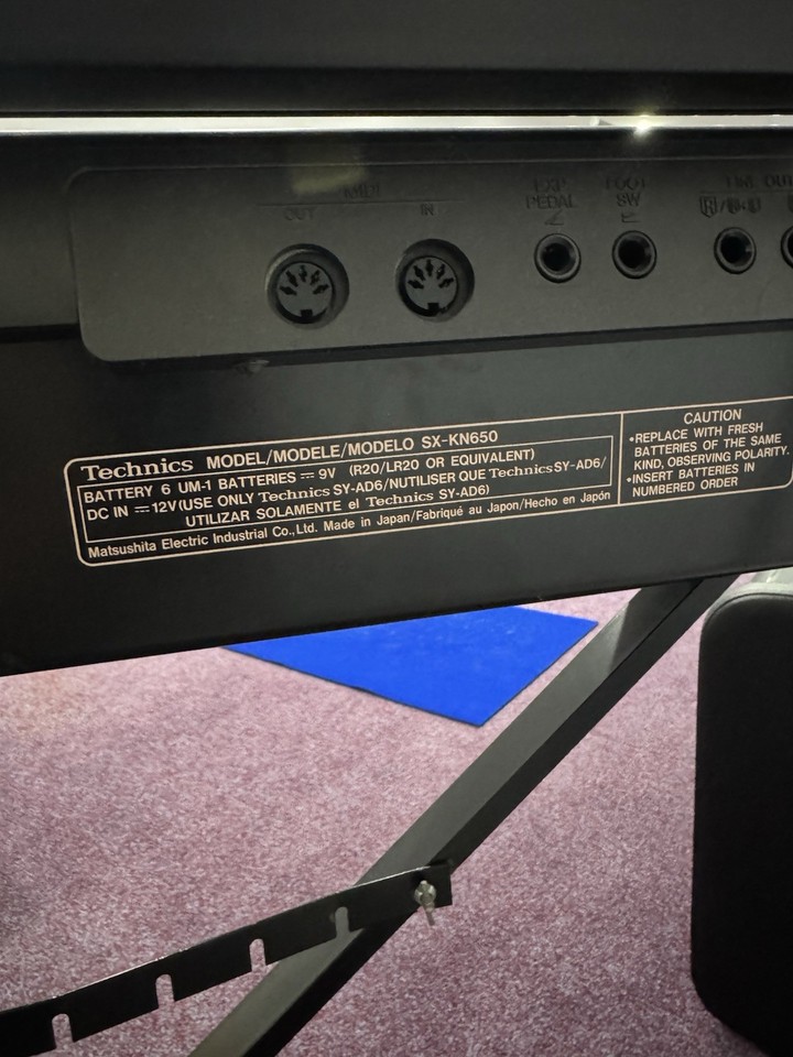 Technics Keyboard SX-KN650 With Stand | eBay UK