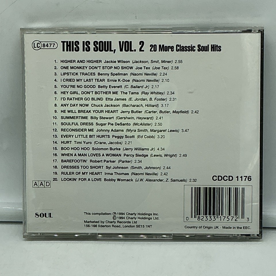 Used CD Jackie Wilson, Joe Tax, Benny Spellman, Etc. - This Is Soul ...