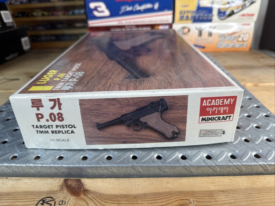 Vtg 7mm Target Luger model P.08 pistole 1/1 scale model gun kit ...