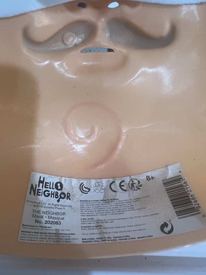 Mask Rubie's Hello Neighbor The Butcher Halloween Cosplay 2018 | eBay