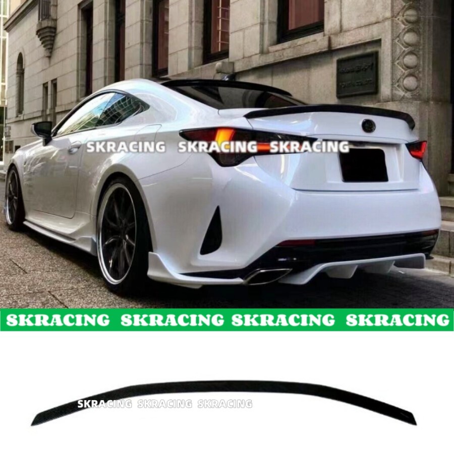 For Lexus RC300 RC350 F-Sport 2019+ Real Carbon Fiber Rear Trunk ...