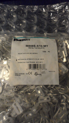 PANDUIT Fixture Metal Mount MBMS-S10-MY (1000 pieces/pack) | eBay