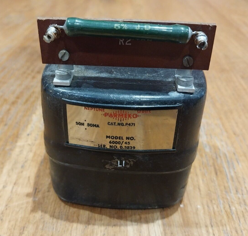 Parmeko Neptune Series Choke / Inductor 50 Henries 50mA DC 1500 Ohms ...