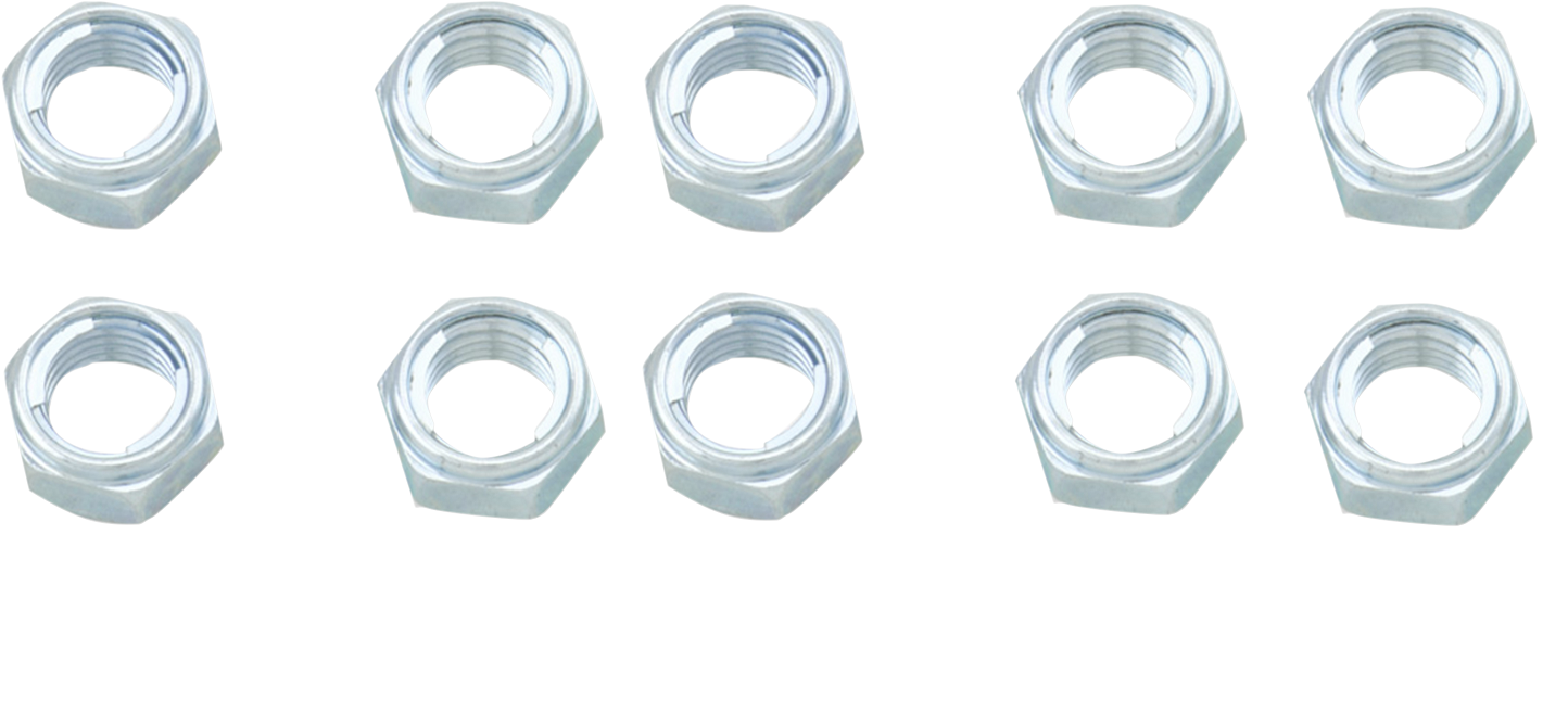 Bolt Motorcycle Hardware fuji lock nuts 8 mm .25 Pitch 10 pack 2404 ...