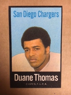 Duane Thomas 1972 NFLPA Fabric Cards NM/M | eBay