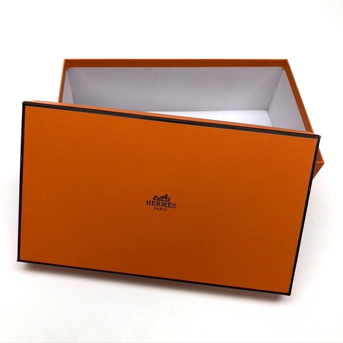 Authentic Hermes Orange Storage Gift Box Empty 11x6.5x4 Medium ...