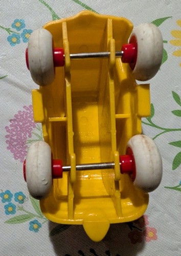 HTF Vintage Sweden viking Flexi Toy - Yellow School Bus | eBay