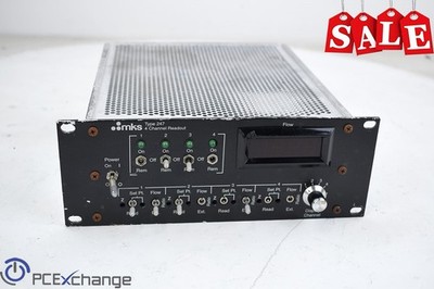 MKS Model 247D 4-Channel Readout Power Supply Mass Flow Controller | eBay