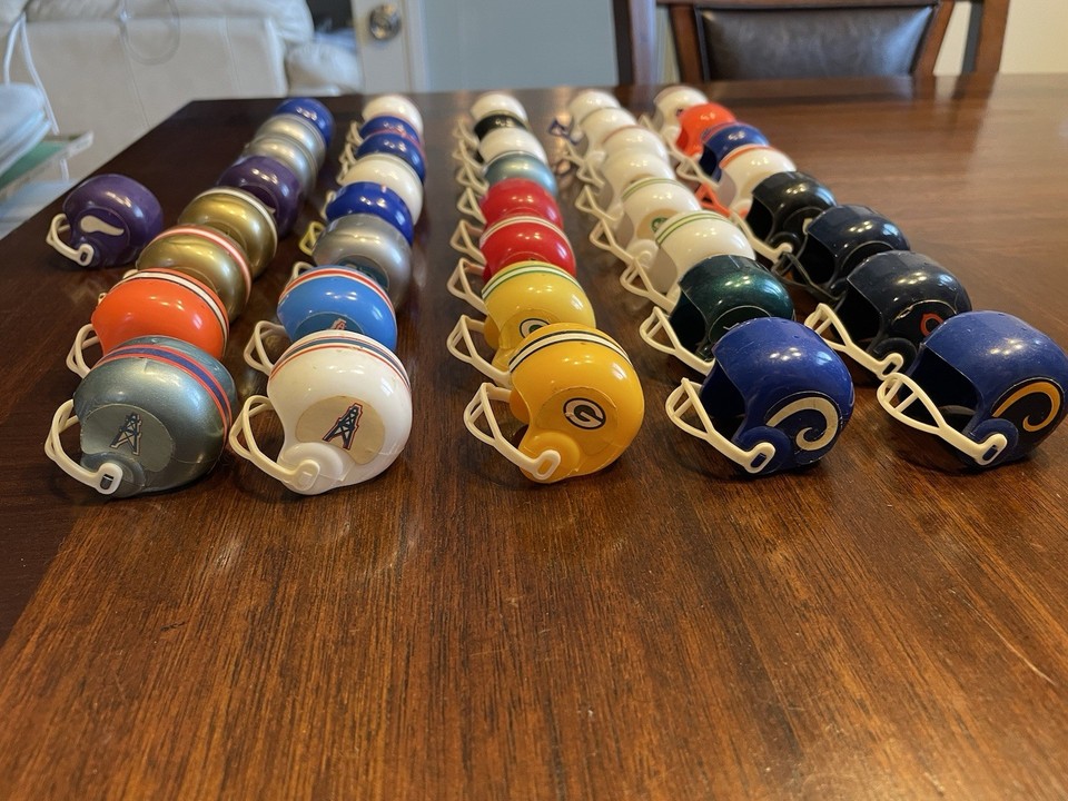 Lot of (44) Vintage NFL/AFL Mini Gumball Football Helmets | eBay