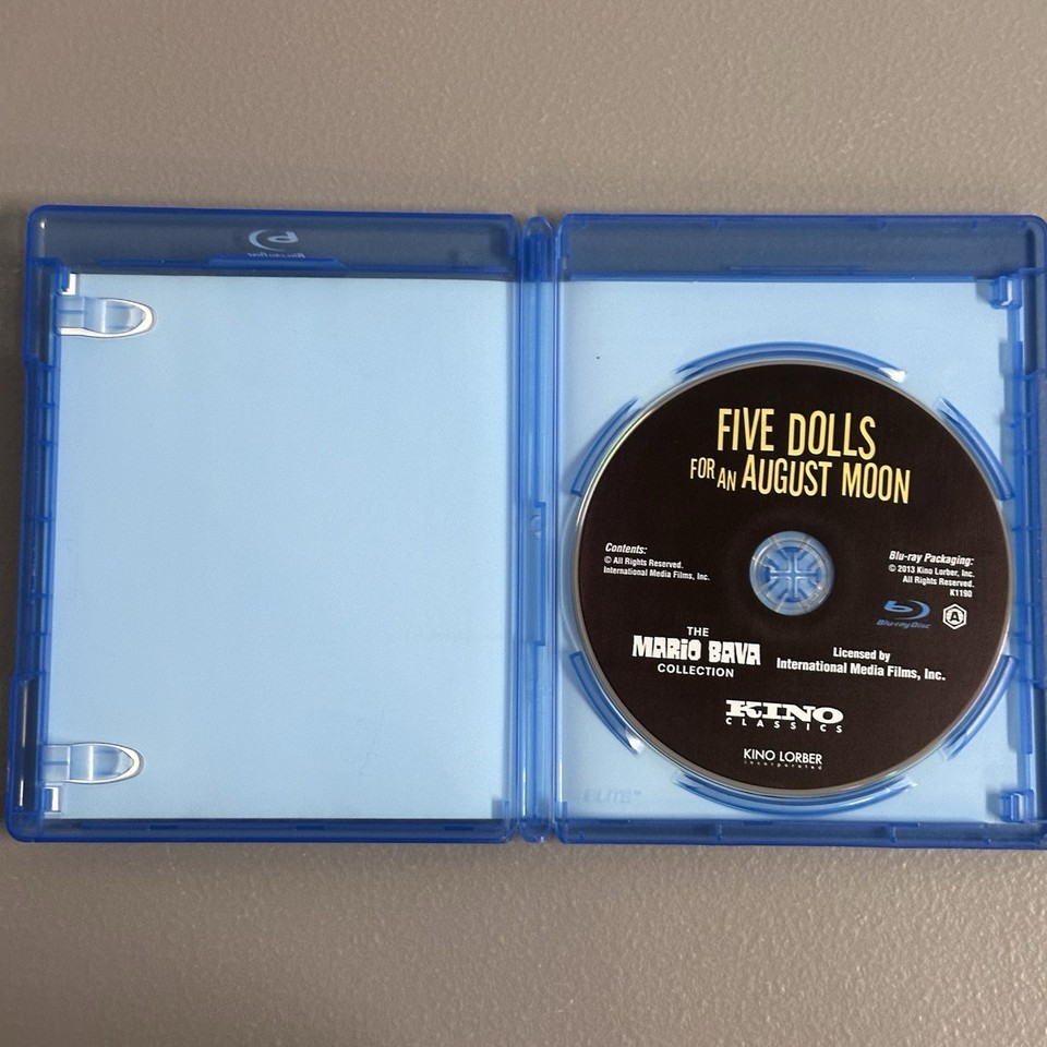 Five Dolls for an August Moon (Blu-ray, 1970) Mario Bava RARE OOP ...