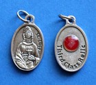 St Lucy Relic Medal 1 Inch 3rd Class Cloth Relic Patron of Eye ...