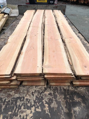 Waney Edge Cladding, Larch/Douglas 4m long, Free Delivery, Feather edge ...