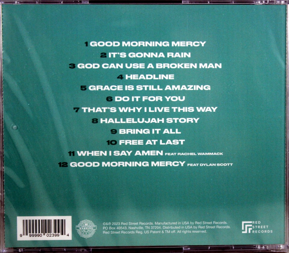 Jason Crabb Good Morning Mercy NEW CD Christian Contemporary So Gospel ...