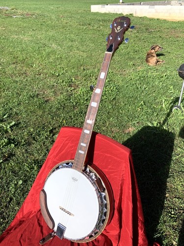 Vintage Penco 5-String Resonator Banjo early 1970s w/new hard shell ...