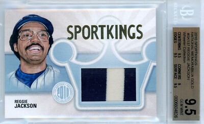 2010 SPORTKINGS NATIONAL CONVENTION GOLD 1/1 #SK137 REGGIE JACKSON ...