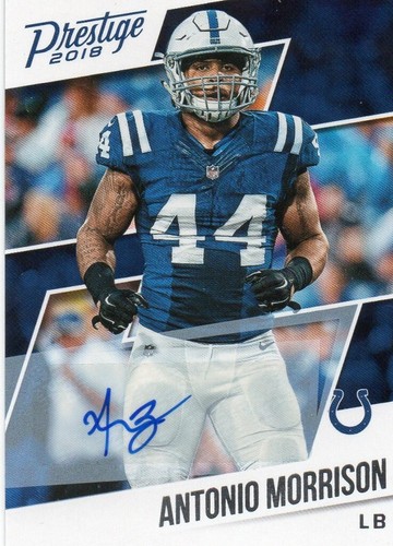 2018, Antonio Morrison, Prestige, Autograph, Card # 127, Colts. | eBay