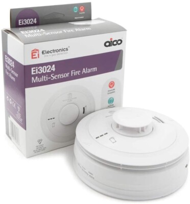 Aico EI3024 Multi-sensor Fire Alarm Detector Exp 2036 5099383006537 ...