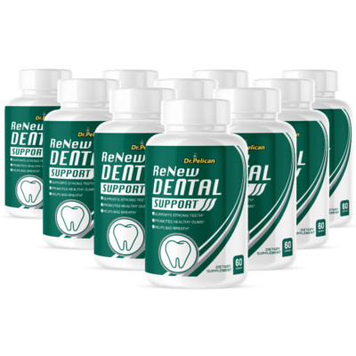 ReNew Dental Support- Gum & Tooth Support- 10 Bottles- 600 Capsules | eBay