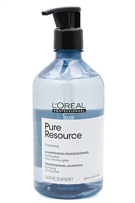 L'Oreal PURE RESOURCE Citramine Purifying Serie Expert Shampoo for Dry ...